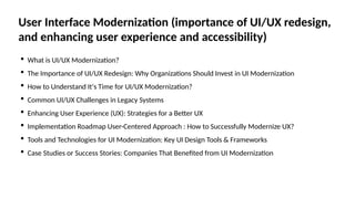 User interface and User experience Modernization.pptx