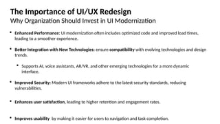 User interface and User experience Modernization.pptx