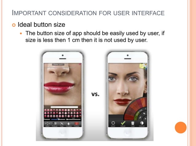 User interfaces for mobile applications | PPTX | Smartphones | Consumer ...