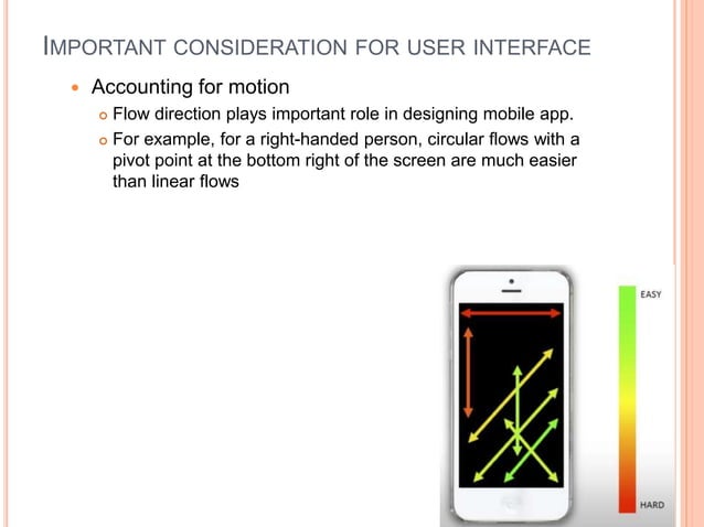 User interfaces for mobile applications | PPTX | Smartphones | Consumer ...
