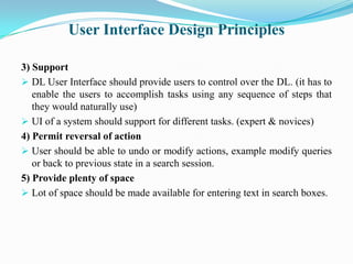 User interfaces presentation | PPT