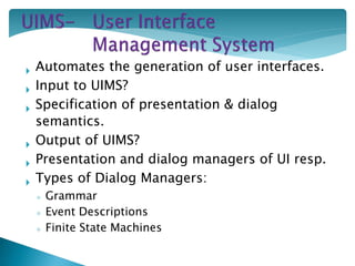 User interface & structure | PDF | Operating Systems | Computer ...
