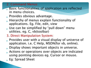User interface & structure | PDF | Operating Systems | Computer ...