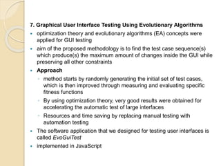 User interface testing By Priyanka Chauhan | PPTX