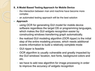 User interface testing By Priyanka Chauhan | PPTX