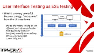 User Interface Testing. What is UI Testing and Why it is so important ...
