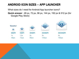 User interface (UI) for mobile applications | PPTX