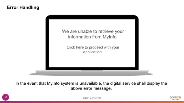 MyInfo User journey sample(face to-face application) | PPT