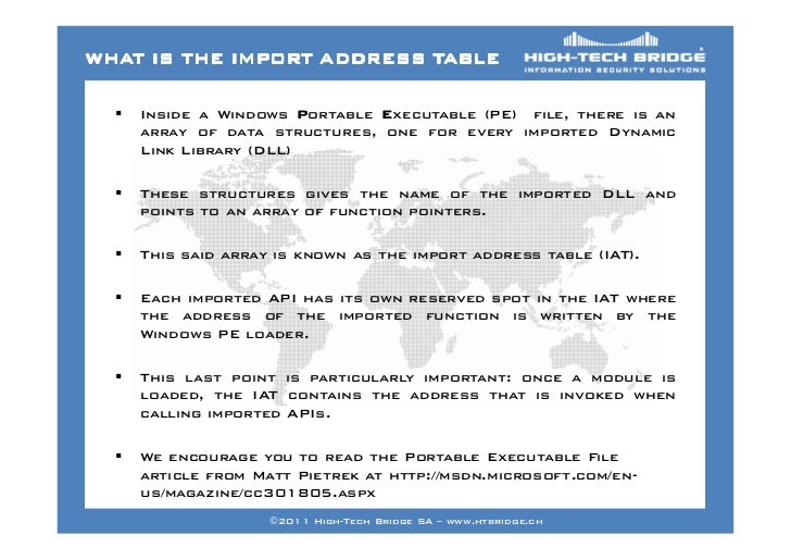 Userland Hooking in Windows