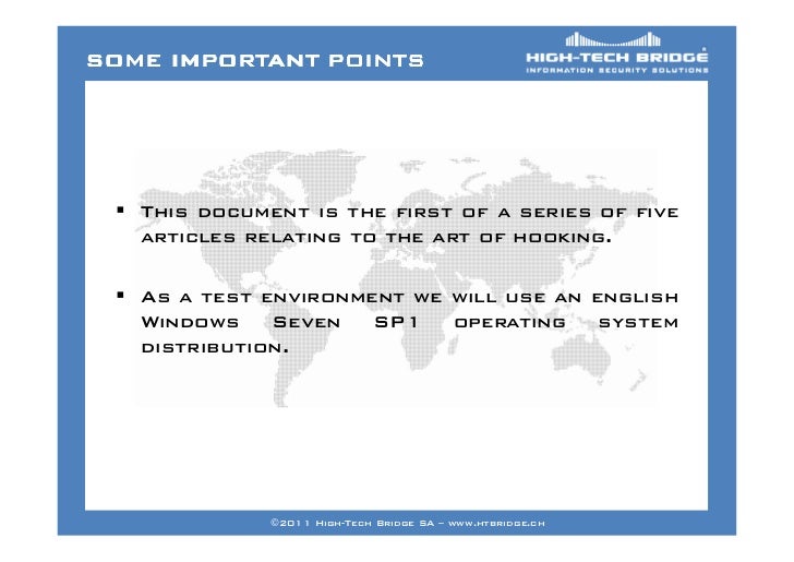 Userland Hooking in Windows