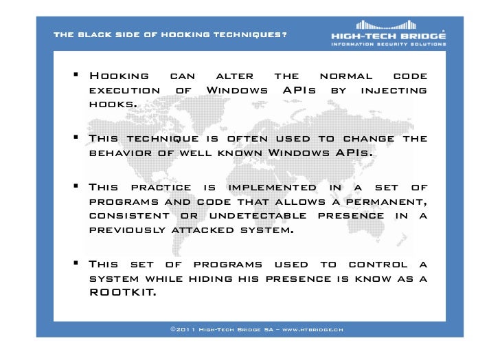 Userland Hooking in Windows