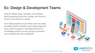 Userlytics User Testing: The Basics | PPT