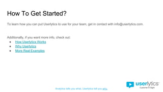 Userlytics User Testing: The Basics | PPT