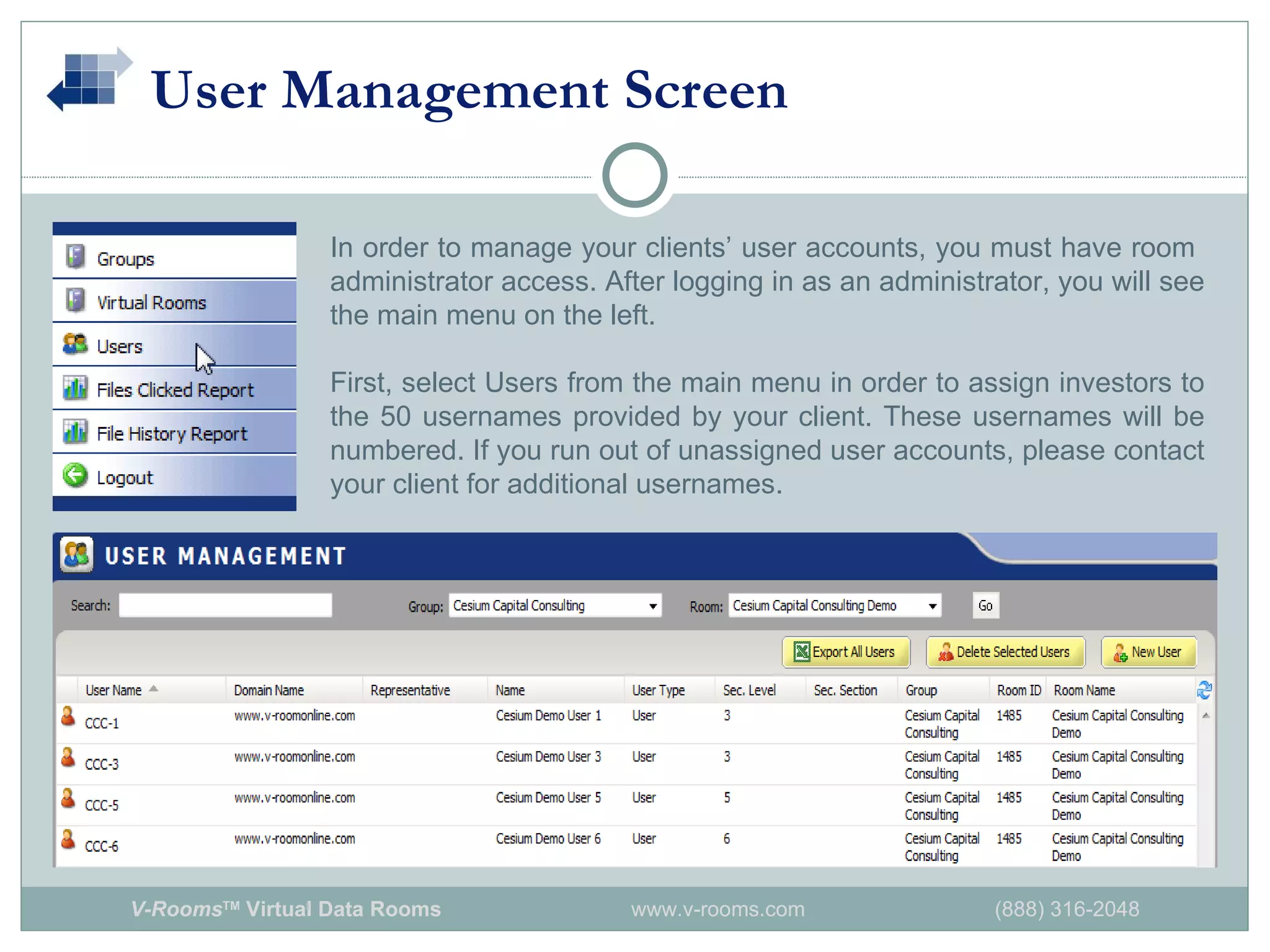 User Management - Brief Overview | PPT