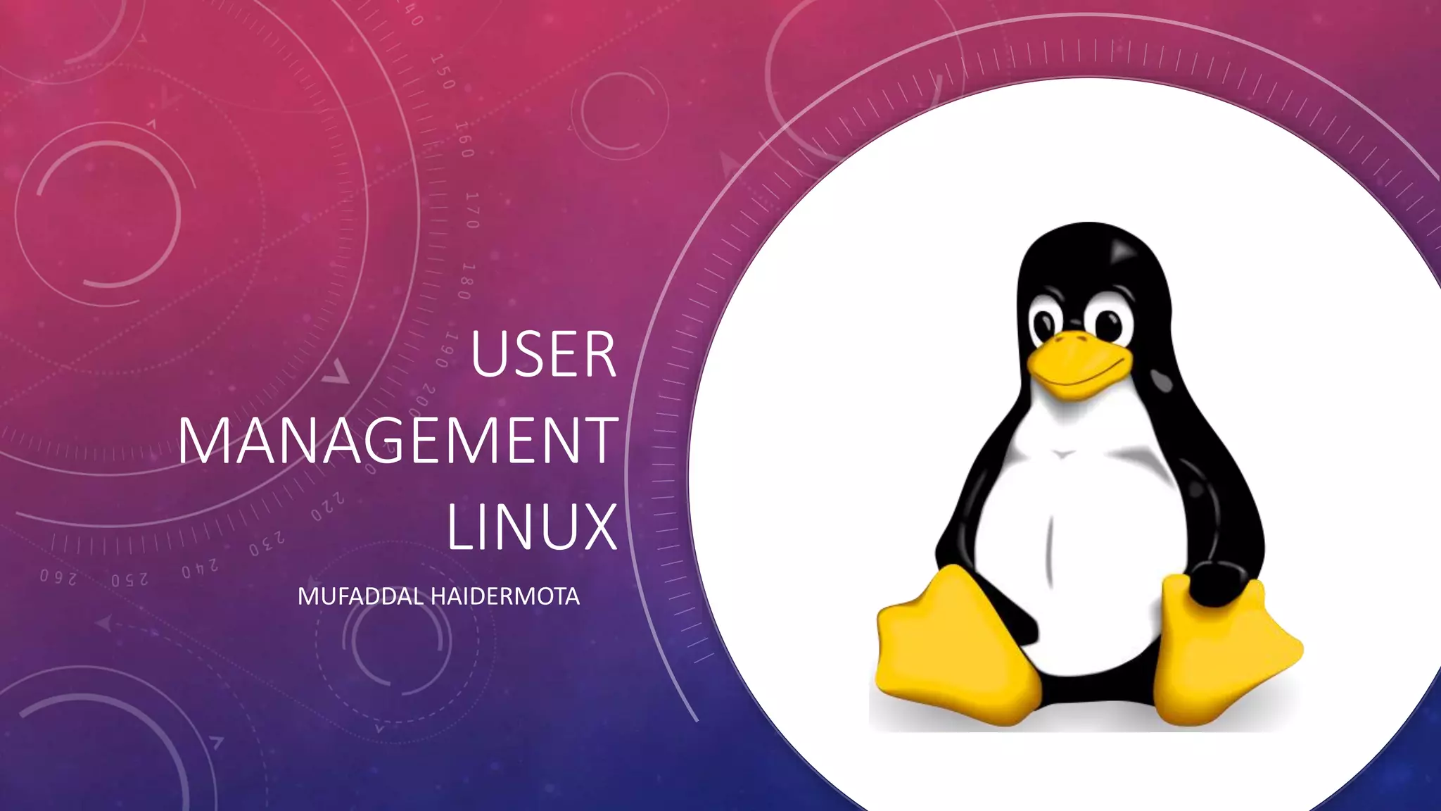 User management | PPTX