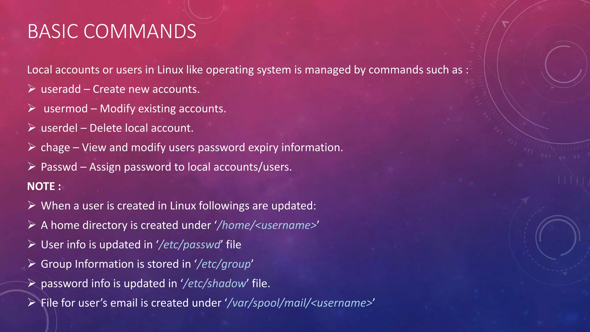 User management | PPTX