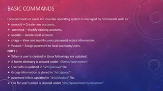 User management | PPTX