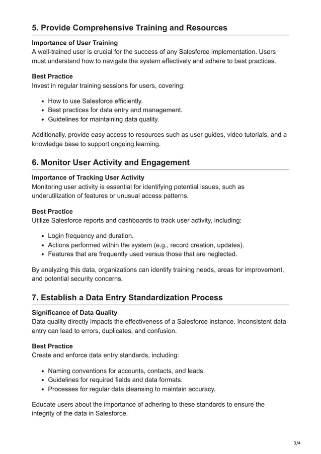 User Management Best Practices For Maintaining Salesforce Instances Pdf