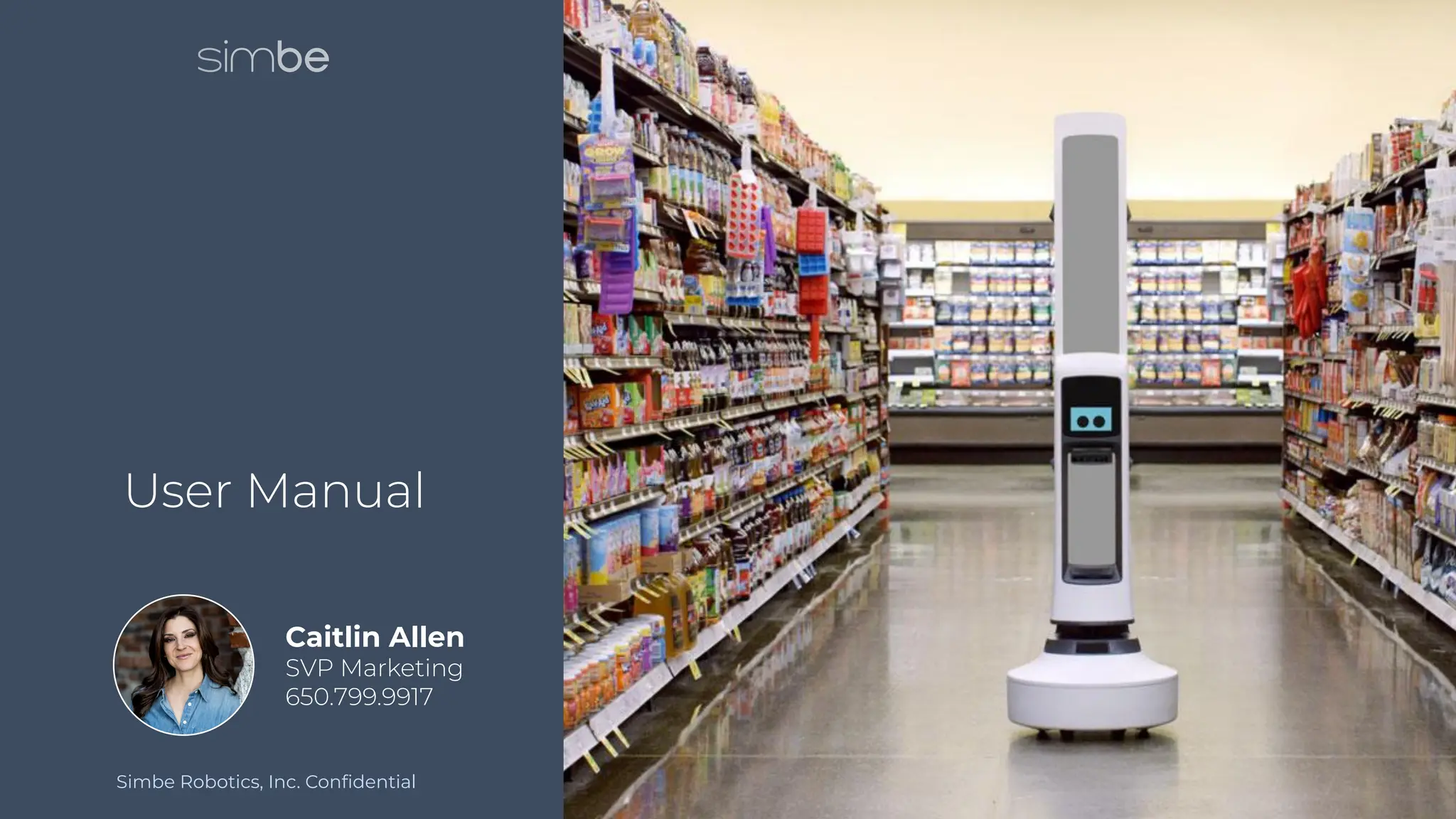 User Manual | Caitlin Allen | Simbe SVP of Market | PPT