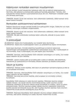 easywalker duo user manual Finnish | PDF