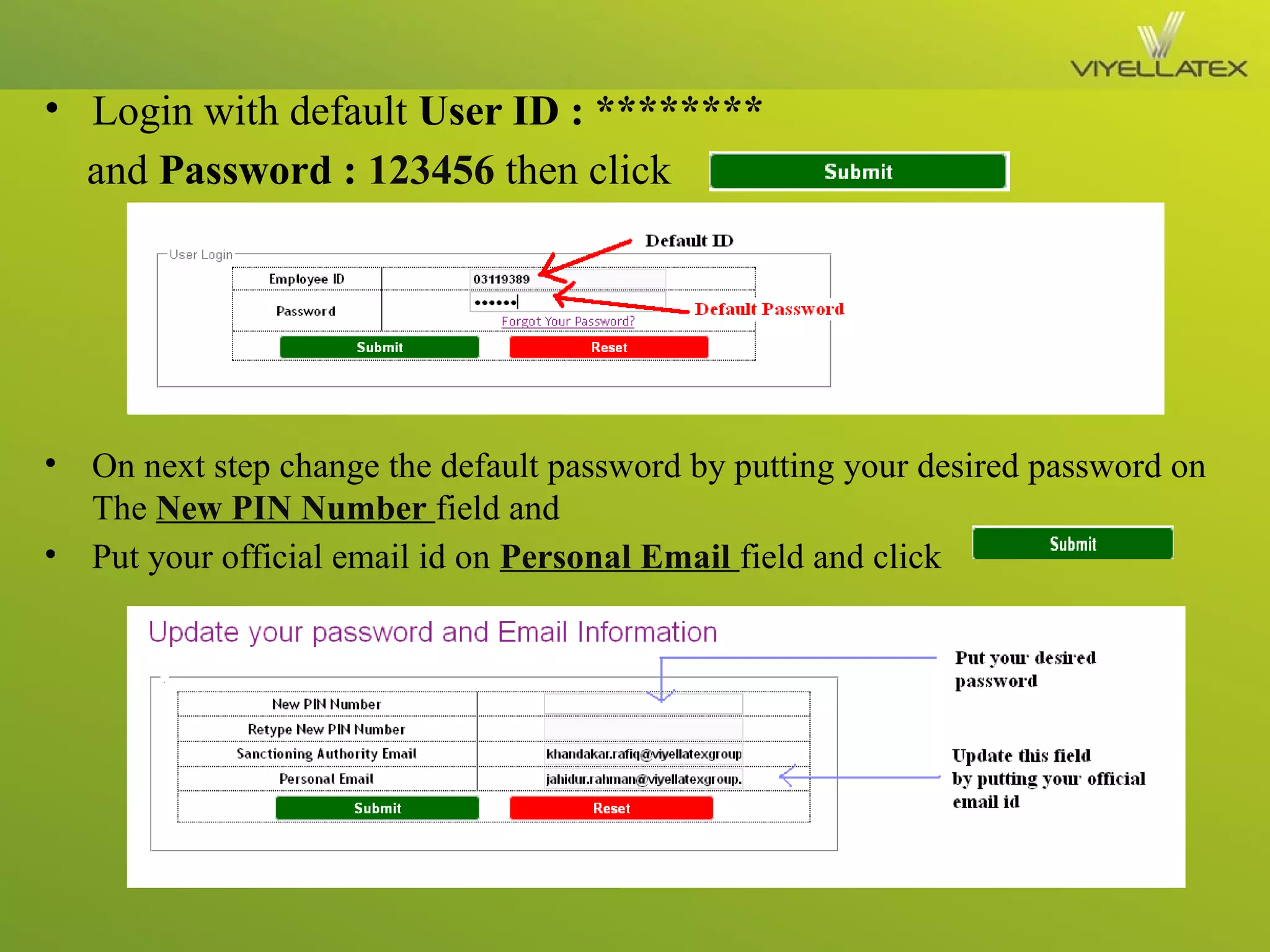 User manual HR portal | PPT