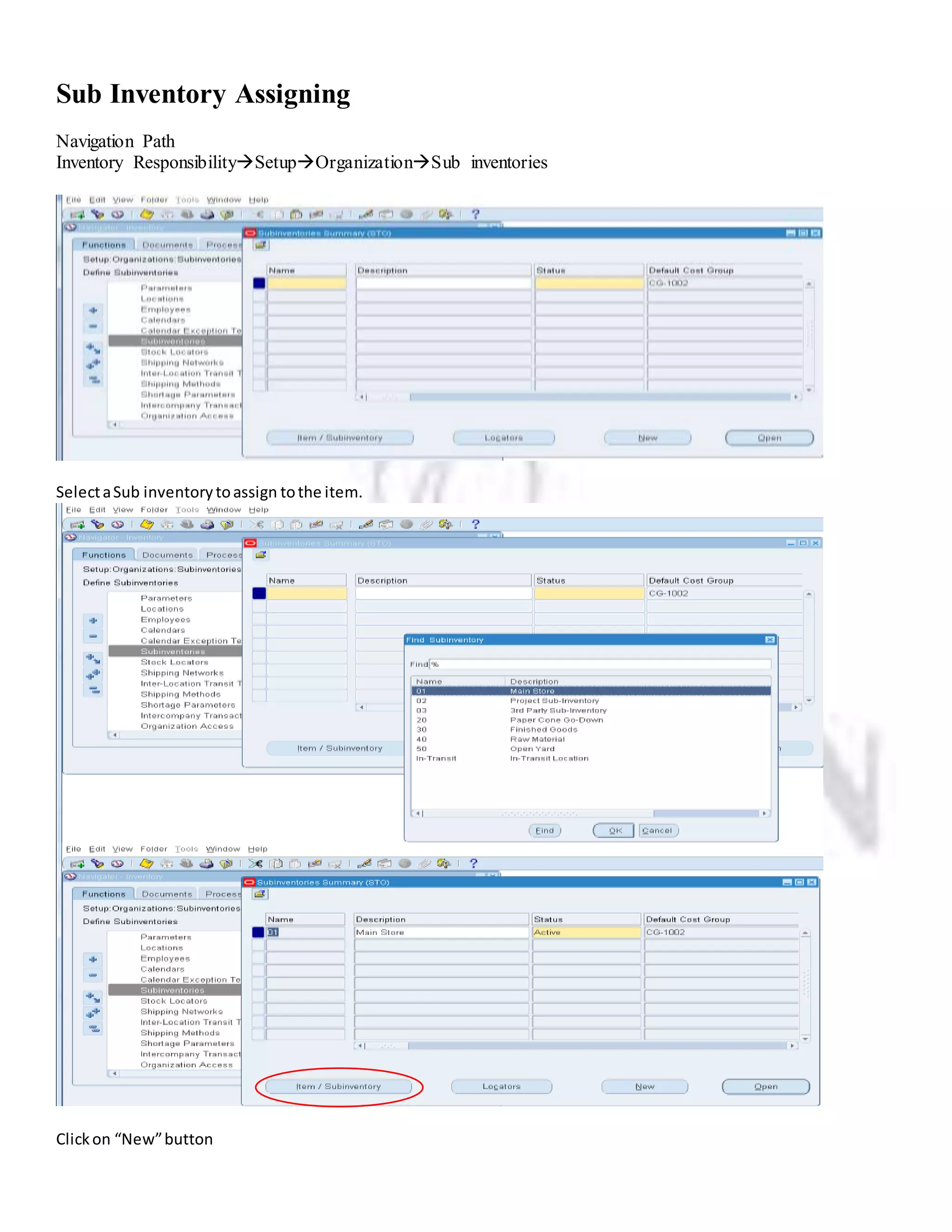 Oracle Master Item Creation Document | DOCX