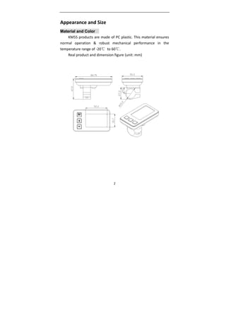 User Manual_KM5S-R LCD Display King-Meter Technology Co.,Ltd | PDF