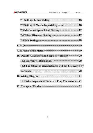User Manual_NOKEE LCD Display_King-Meter Technology Co.,Ltd | PDF