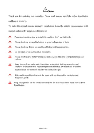 User manual of advanced controller | PDF
