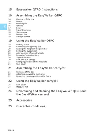 easywalker qtro user manual General English | PPT