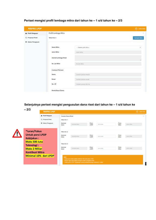User manual rispro | PDF
