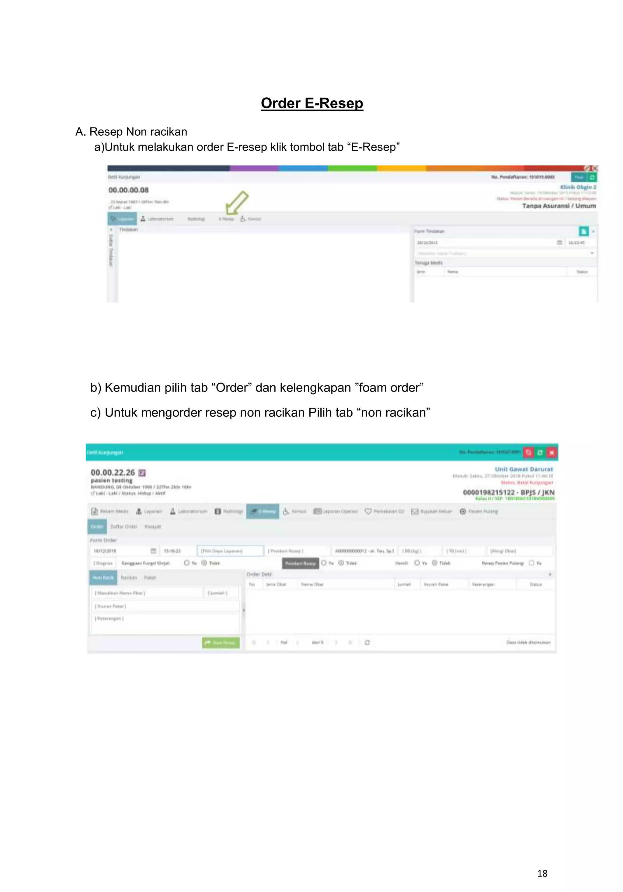 User manual simrs gos versi 2 | PDF