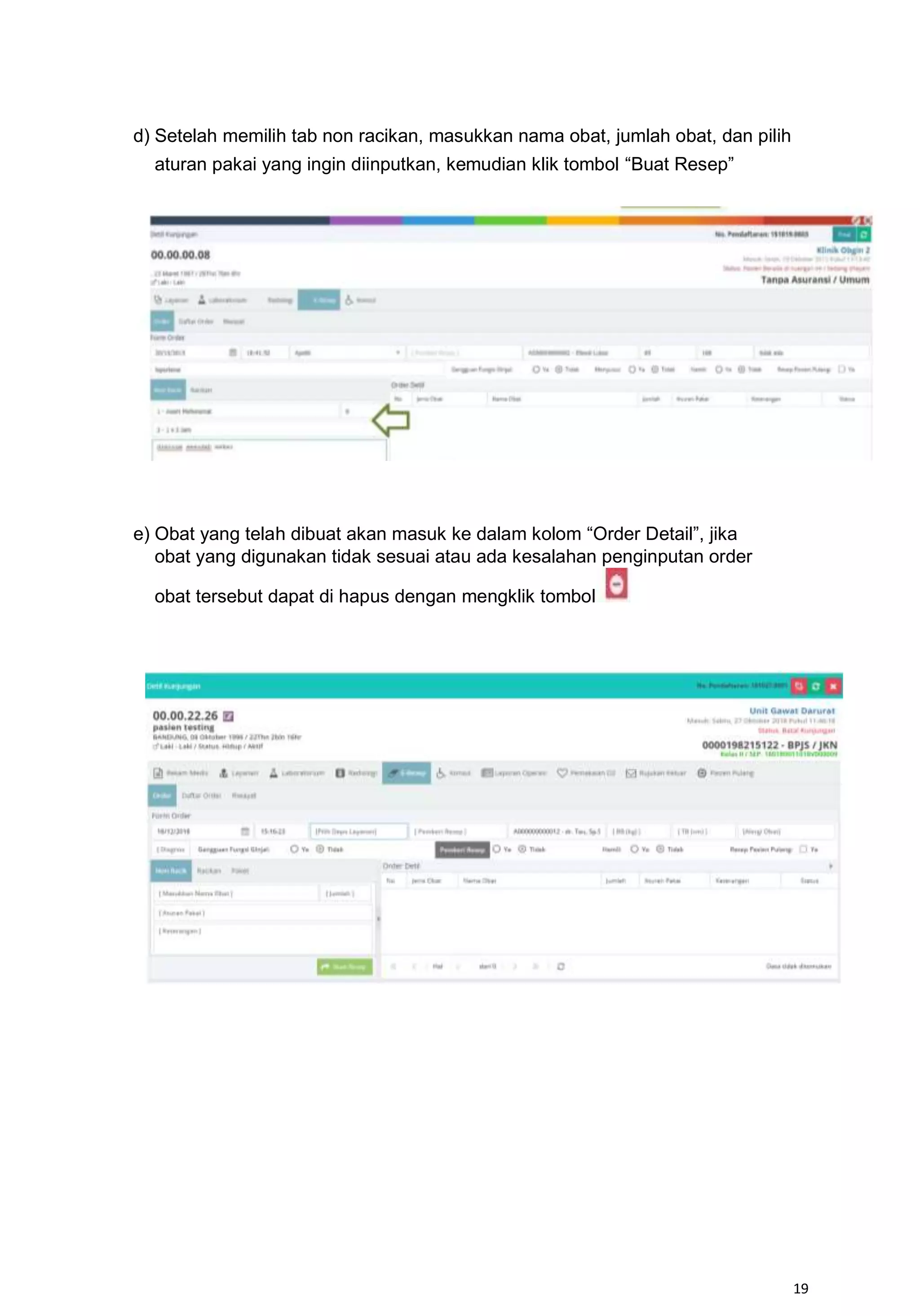 User manual simrs gos versi 2 | PDF
