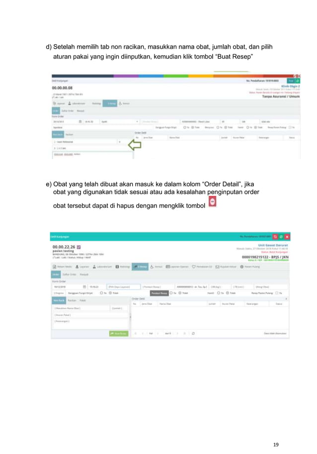 User manual simrs gos versi 2 | PDF