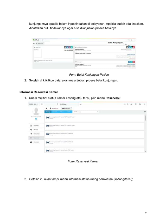 User manual simrs gos versi 2 | PDF