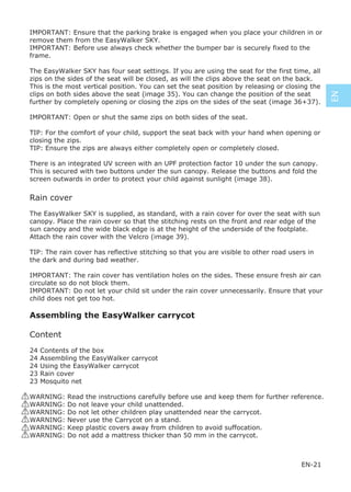 easywalker sky user manual General English | PDF