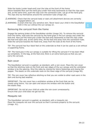 easywalker sky user manual General English | PDF