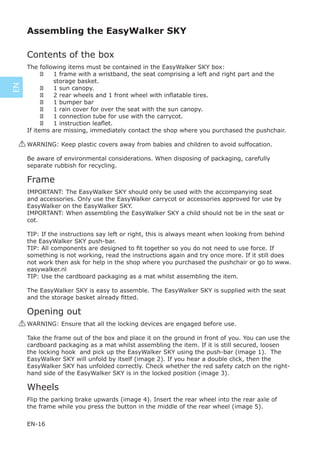 easywalker sky user manual General English | PDF