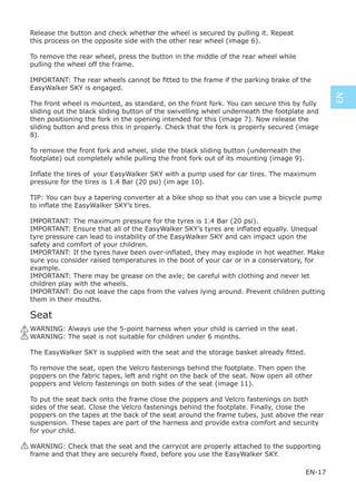 easywalker sky user manual General English | PDF