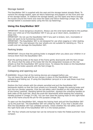 easywalker sky user manual General English | PDF