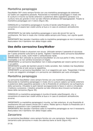 easywalker sky user manual Italian | PDF