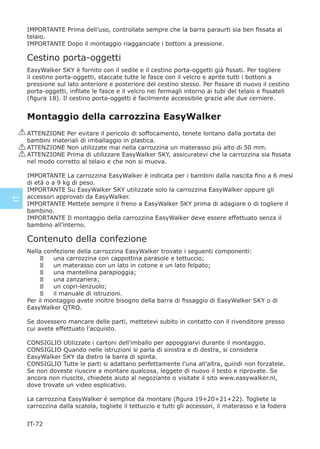 easywalker sky user manual Italian | PDF | Automotive