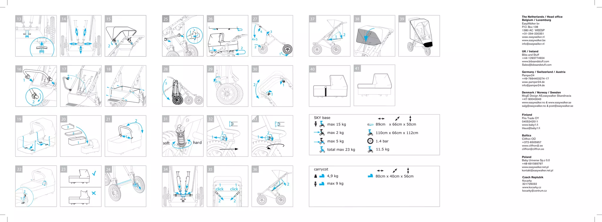 easywalker sky user manual Norwegian | PDF
