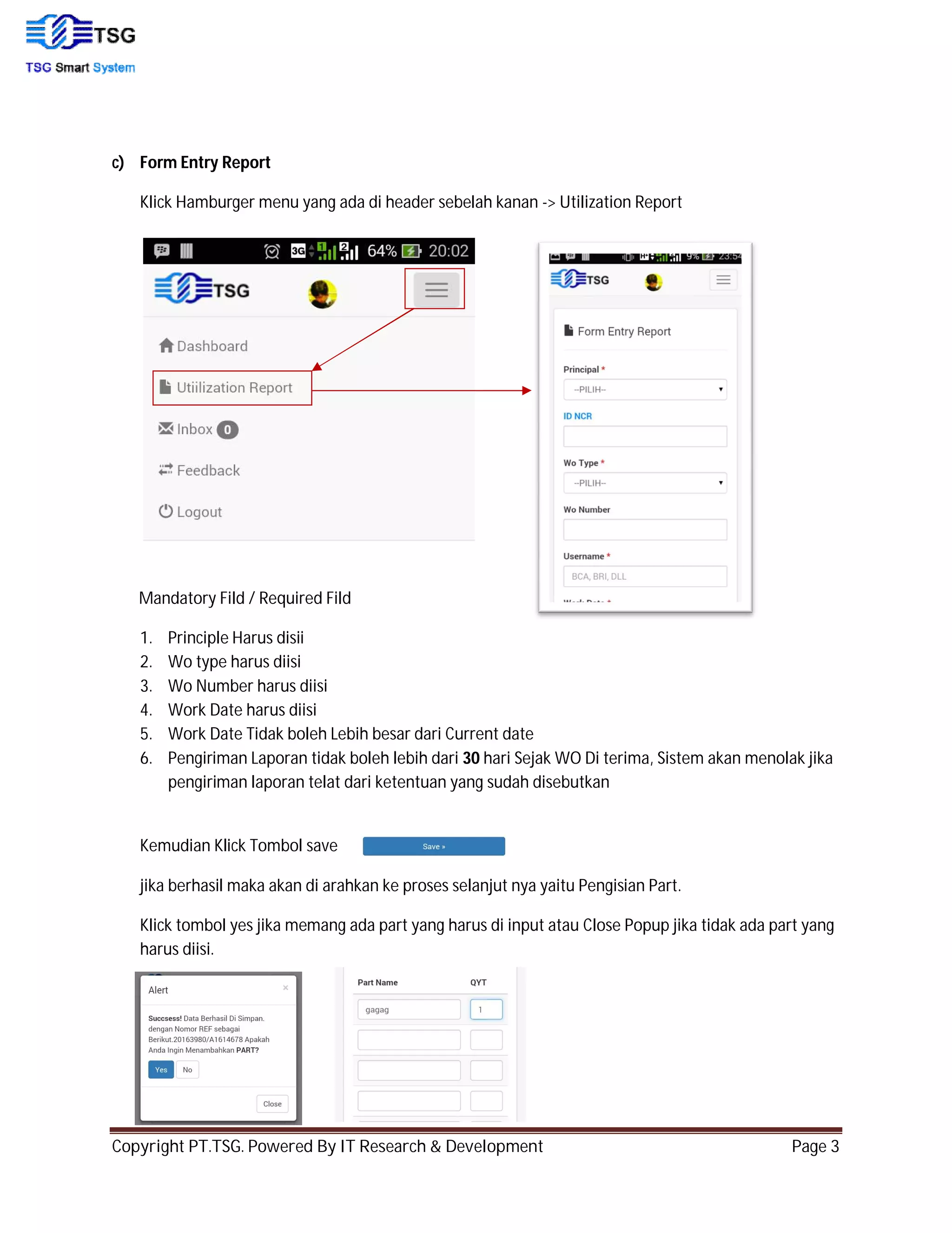 Usermanual Tsg Smart System | PDF