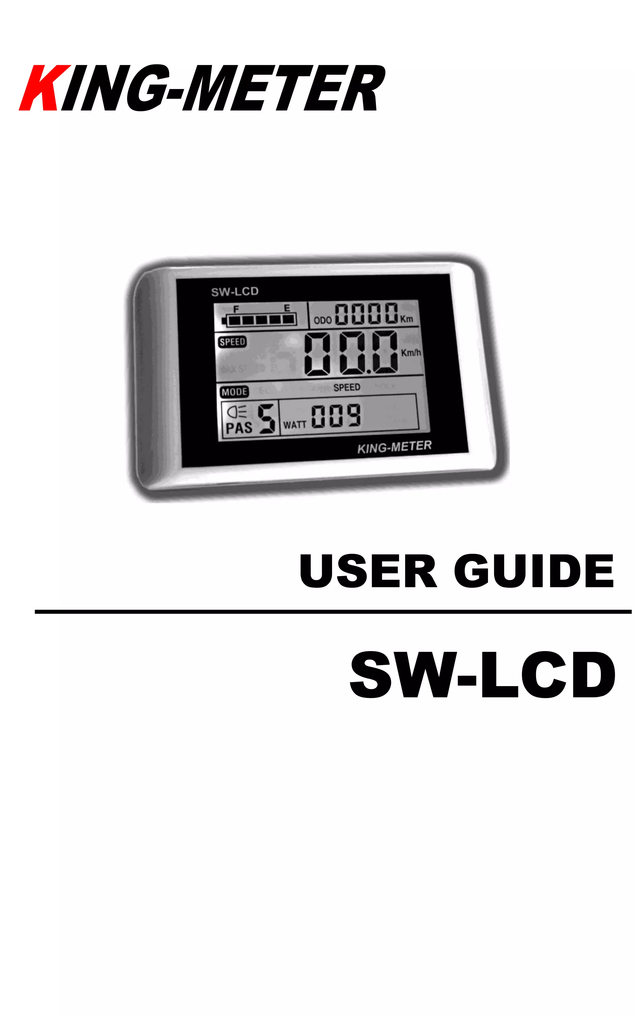 User manual sw lcd-king-meter technology co.,ltd | PDF