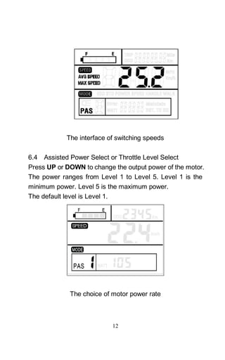 User manual sw lcd-king-meter technology co.,ltd | PDF