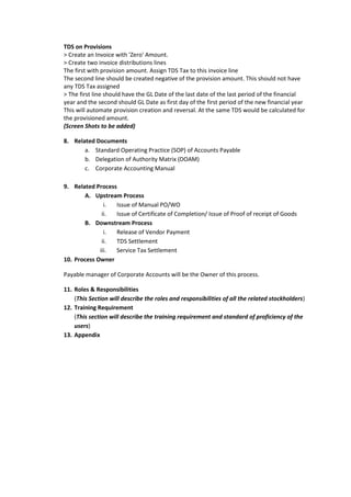 Sample Oracle Payable User Manual | PDF