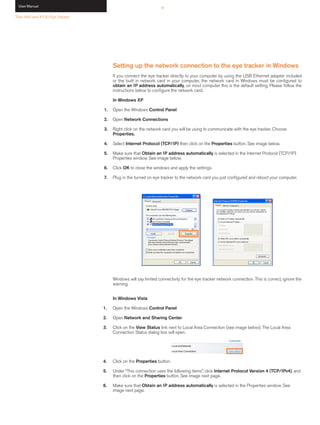 User Manual Tobii X120 | PDF