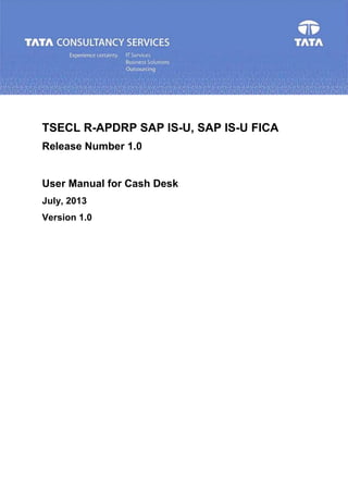 User manual tr cash desk | PDF