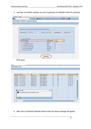 User manual tr dunning lev1 | PDF